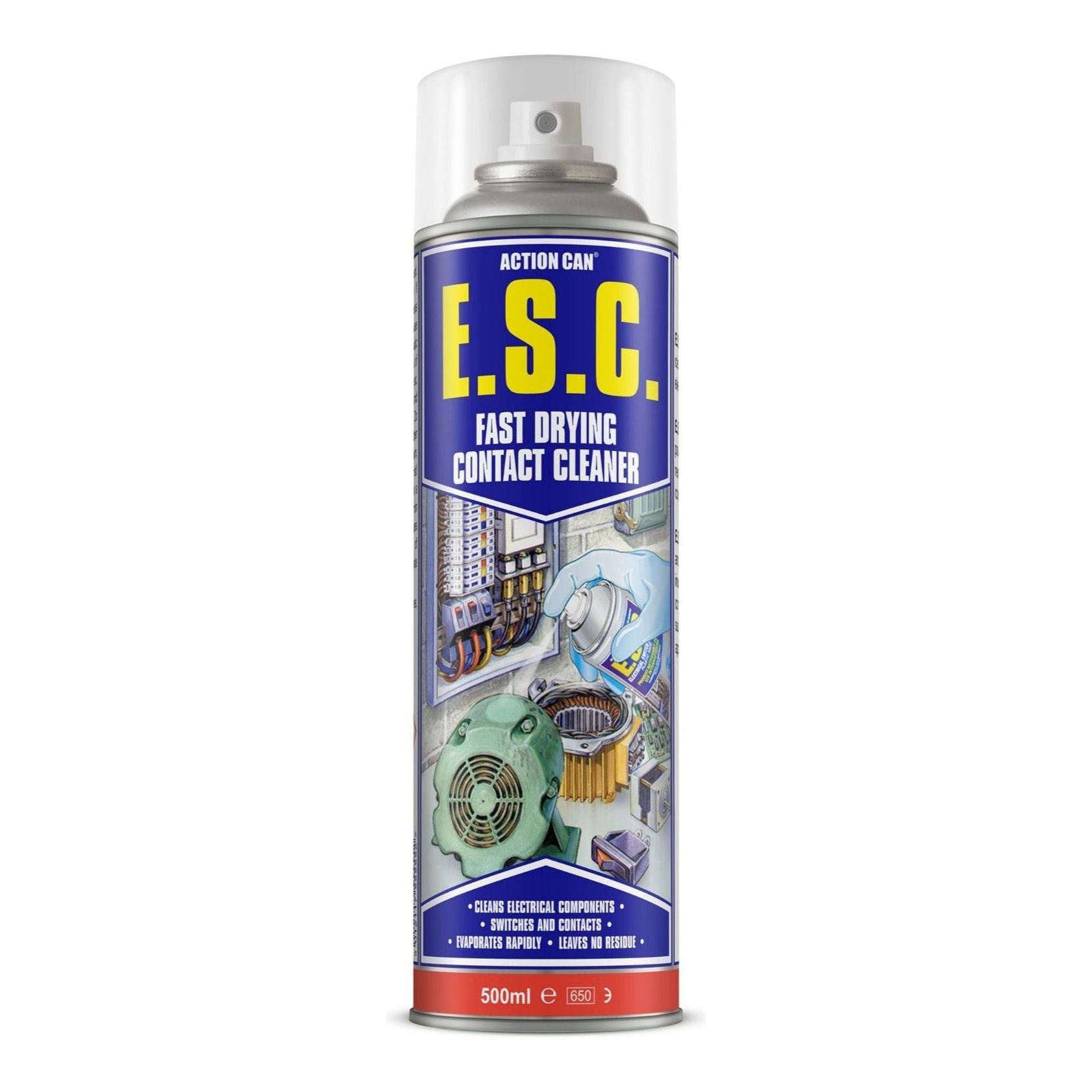 Buy Action Can EC-90 Fast Drying Contact Cleaner 500ml at Ted Johnsons