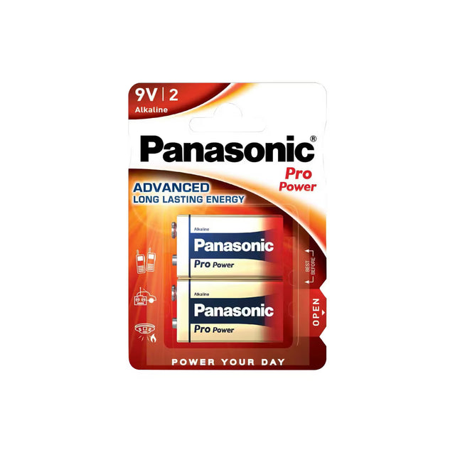 Panasonic Extreme Alkaline 9V PP3 Battery Pack of 2 | Ireland – Ted ...
