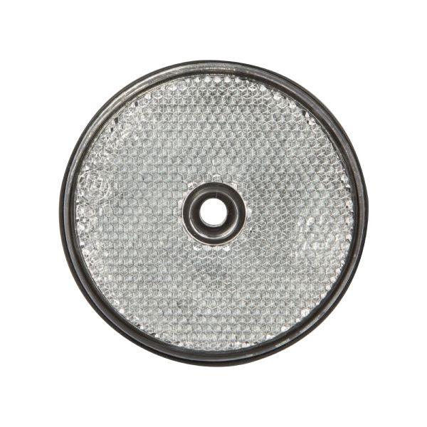 Buy Genfitt White Round Reflector - 60mm | Vehicle Reflectors & Markings