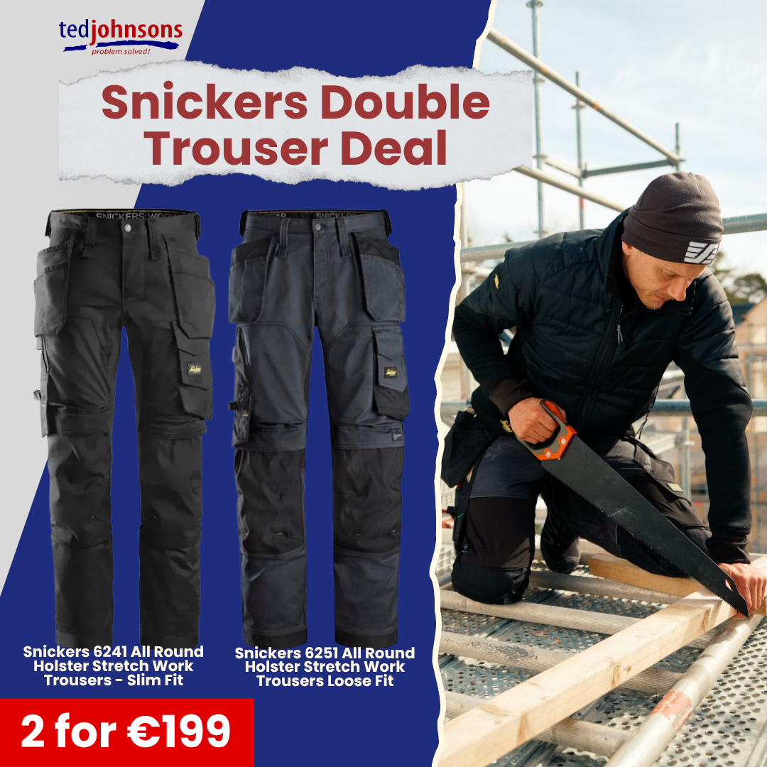 Snickers Double Trouser Deal – Top Value Workwear at Ted Johnsons