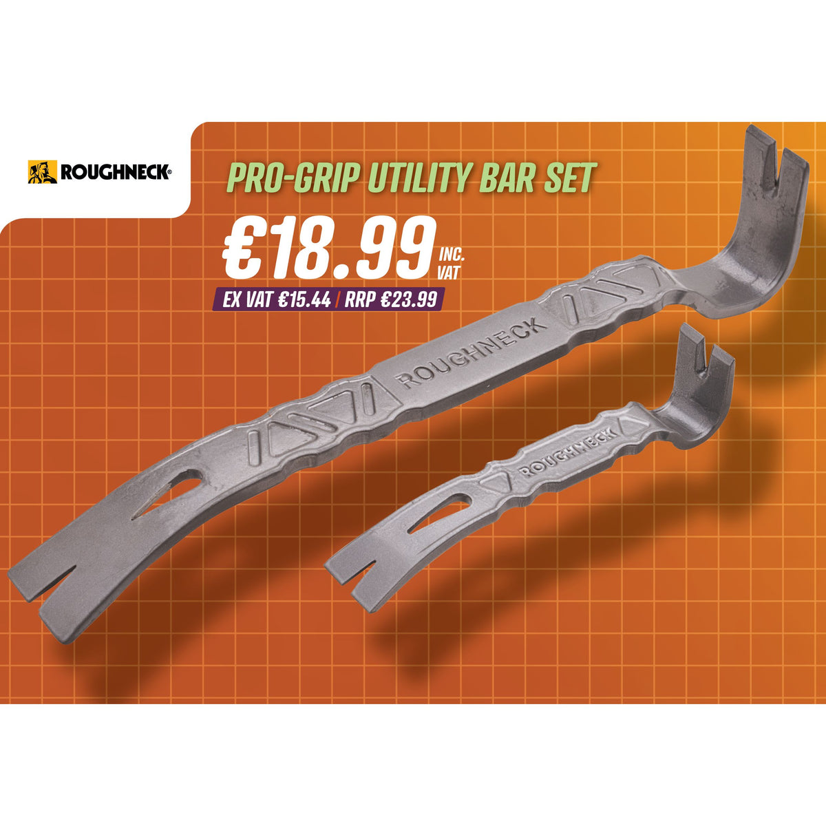 Roughneck Pro-Grip Utility Bar Set | TedJohnsons.ie – Ted Johnsons