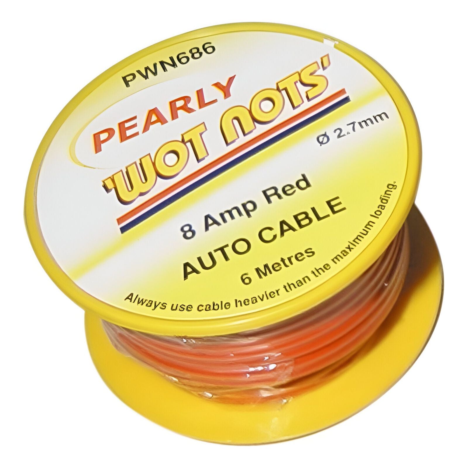 Buy Wot-Nots Wiring Cable Single 8amp X 6m - Red at Ted Johnsons
