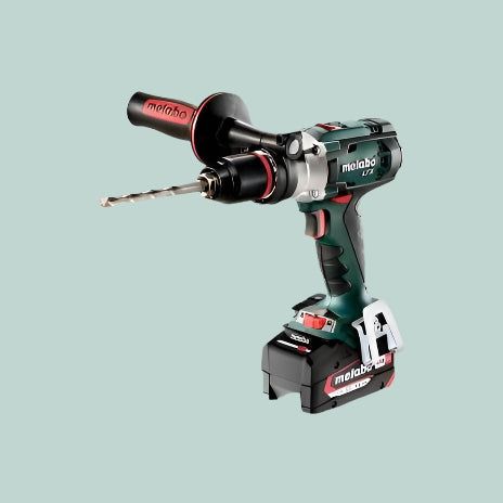 Metabo SB18 LTX Impuls Cordless Impact Drill 18 Volt 2 x 4.0Ah Li-Ion ...