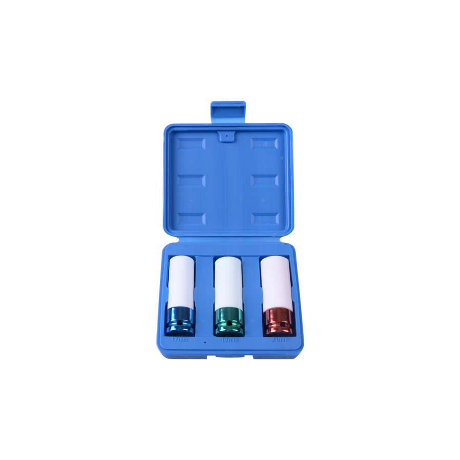 King Tony Socket Set-12D Impact Deep 3PC Thin Wall King Tony l ...